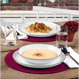 Seltmann Weiden Tafelservice LIDO BLACK LINE