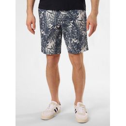 Tommy Hilfiger Leinenshorts Herren gemustert, blau