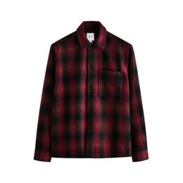 next Hemd Herren Größe 4XL cranberry / schwarz