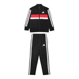 adidas Sportswear Trainingsanzug 'Seasonal Essentials Tiberio' Jungen Gr&ouml;&szlig;e 104 rot / schwarz / wei&szlig;