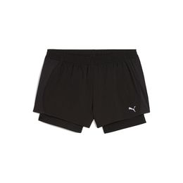 Puma Sportshorts 'Velocity 3' Damen Gr&ouml;&szlig;e M schwarz / wei&szlig;