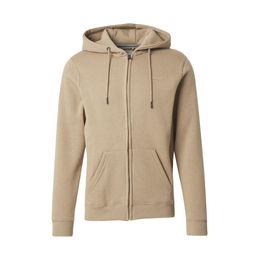 Blend Zip-Up Hoodie 'Downton' male Beige size XXL