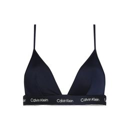 Calvin Klein Swimwear Bikini Top 'Meta Legacy' female Blue size S