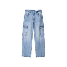 Bershka Cargo Jeans female Blue size 36