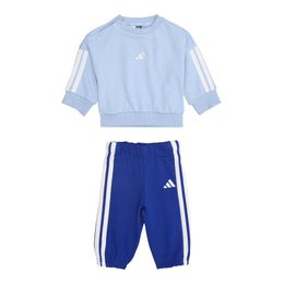 adidas Sportswear Trainingsanzug 'Essentials' Jungen Gr&ouml;&szlig;e 98 royalblau / hellblau / wei&szlig;