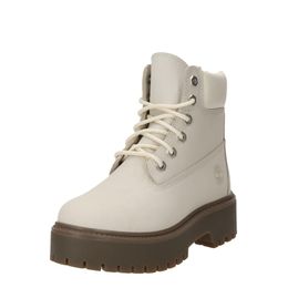 Timberland Schn&uuml;rstiefelette Damen Gr&ouml;&szlig;e 41.5 naturwei&szlig; Winterschuhe