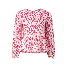 Dorothy Perkins Petite Bluse Damen Gr&ouml;&szlig;e L pink / wei&szlig;