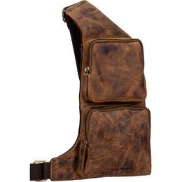 Green Burry Greenburry Backpack ' Vintage 1543 B' male Brown size One Size
