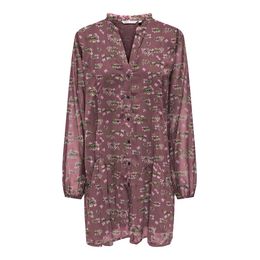 Only Kleid 'ONLEmilie' Damen Größe 32 grün / rosa / schwarz / weiß Winterkleid