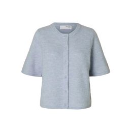 Selected Strickjacke 'SLFLULU' Damen Gr&ouml;&szlig;e M hellblau