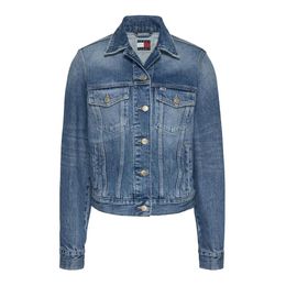 Tommy Jeans Jacke Damen Größe S blue denim / hellrot / schwarz / white denim
