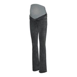 MAMALICIOUS Umstand Jeans 'MLOSAKA' Damen Größe 32 graumeliert / black denim