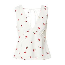 Abercrombie & Fitch Abercrombie & Fitch Bluse Damen Größe XL hellgrau / grün / rot / kirschrot