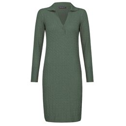 Felix Hardy Knitted dress female Green size L