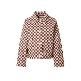 MONKI Between-Season Jacket female Brown, Pink size S