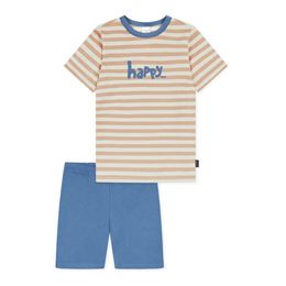 Schiesser Pajamas 'Nature Love' boy Beige, Blue, Orange size 116