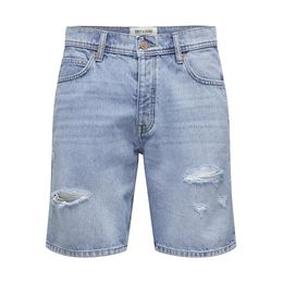 Only & Sons Only & Sons Shorts 'ONSEdge' Herren Gr&ouml;&szlig;e 31/32 blue denim