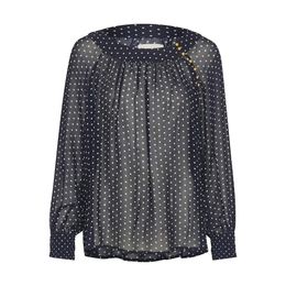 PART TWO Bluse 'Laja' Damen Größe S navy / weiß