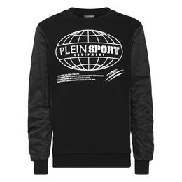 Plein Sport Sweatshirt 'Global Express Edition' Herren Gr&ouml;&szlig;e XL schwarz / wei&szlig;