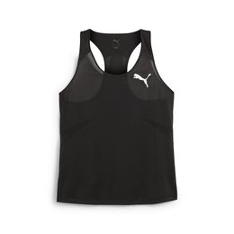 Puma Sporttop 'RACEDAY ULTRASPUN' Damen Gr&ouml;&szlig;e M schwarz / silber / wei&szlig;