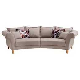 Big-Sofa Home Affaire "Tassilo", grau (taupe), B:350cm H:95cm T:110cm, 100% Polyester, Sofas