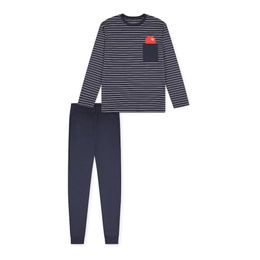 Schiesser Pyjama ' Nightwear ' Jungen Gr&ouml;&szlig;e 176 graphit