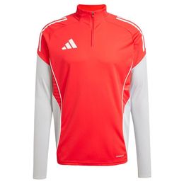 adidas Performance Funktionsshirt 'Tiro 25' Herren Gr&ouml;&szlig;e XXXL hellgrau / rot / wei&szlig;