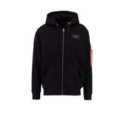 Alpha Industries Sweatjacke Herren Größe 5XL rot / schwarz