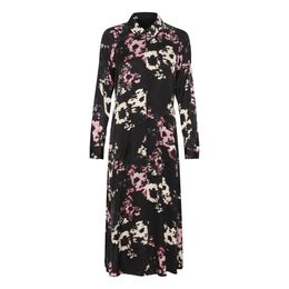 PART TWO Kleid 'Lamiya' Damen Größe 46 lila / schwarz / weiß Winterkleid