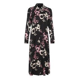 PART TWO Kleid 'Lamiya' Damen Größe 46 lila / schwarz / weiß Winterkleid