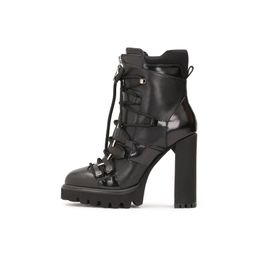 Kazar Lace-Up Ankle Boots female Black size 35
