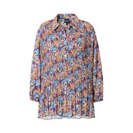 Ulla Popken Tunika Damen Gr&ouml;&szlig;e L/XL hellblau / pflaume / brombeer / orange