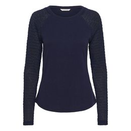 Cream Shirt 'Larisa' Damen Größe M navy
