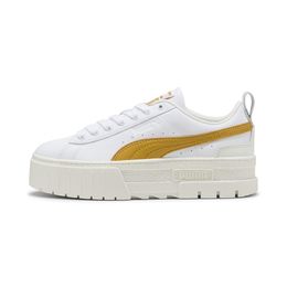 Puma Sneaker 'Mayze Lux ' Damen Größe 37.5 curry / weiß