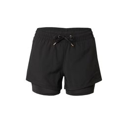 ENDURANCE ATHLECIA Athlecia Sportshorts 'Timmie V2' Damen Gr&ouml;&szlig;e S gold / schwarz