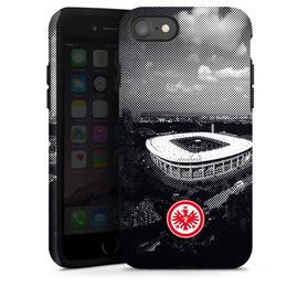 DeinDesign iPhone SE (2020) Handy Panzer Handyh&uuml;lle robuste Outdoor H&uuml;lle Schutzh&uuml;lle matt Sge Stadium Eintracht Frankfurt Tough Case