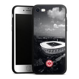DeinDesign iPhone SE (2020) Handy Premium Silikon H&uuml;lle Handyh&uuml;lle schwarz Case Sge Stadium Eintracht Frankfurt Silikon Premium Case