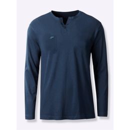 w&auml;schepur men Herren Schlafanzug-Shirt, dunkelblau, Gr&ouml;&szlig;e 44/46