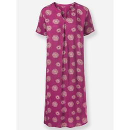 WITT Damen Druckkleid mit Nahttaschen, erika-sesam-bedruckt, Gr&ouml;&szlig;e 18