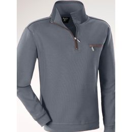 Hajo Herren Sweatshirt, anthrazit, Gr&ouml;&szlig;e 52/54