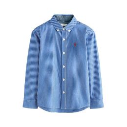next Button Up Shirt boy Blue size 7 yrs
