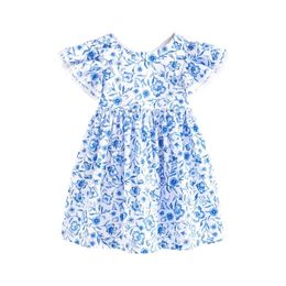 next Dress girl Blue size 6-9 mths