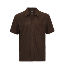 Antioch Button Up Shirt male Brown size XL