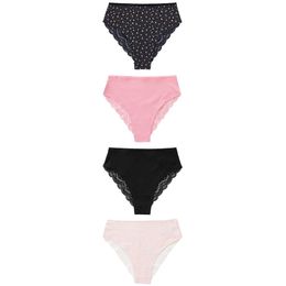 next Slip Damen Gr&ouml;&szlig;e 5XL pink / schwarz / wei&szlig;