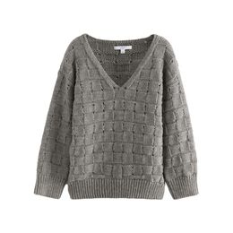 next Sweater female Grey size S