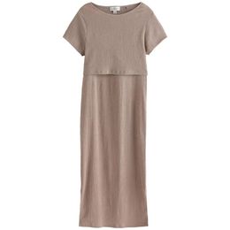 next Kleid Damen Gr&ouml;&szlig;e 36 braun Winterkleid