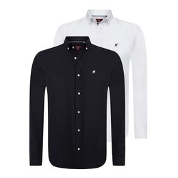 Williot Button Up Shirt 'Oxford' male Black, White size XL