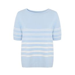 TATUUM Pullover 'Ezra' Damen Gr&ouml;&szlig;e XXL hellblau / wei&szlig;