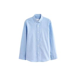 next Button Up Shirt boy Blue size 4 yrs