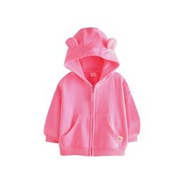 next Zip-Up Hoodie girl Pink size 9-12 mths